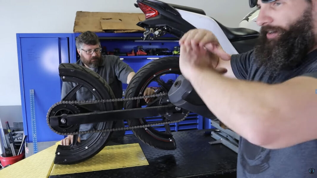มอเตอร์ไซค์ Split Wheel ล้อหลังแยกครึ่ง ไอเดียสุดโต่งที่เผยผลลัพธ์เกิน ...