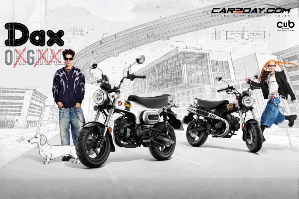 New Honda Dax เปิดตัวคู่สีใหม่ ถ่ายทอดความสนุกต่างขั้วในสไตล์ NEW DAX OG!