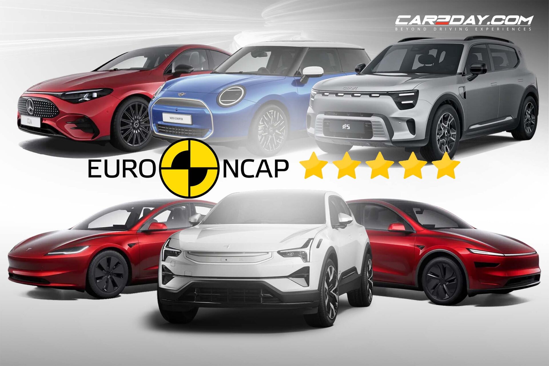 Best in Class รถยนต์ที่ปลอดภัยที่สุด ประจำปี 2025 จาก Euro NCAP